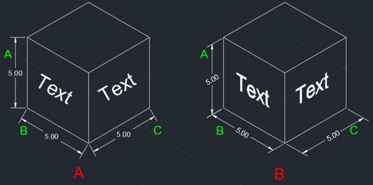 How To Make Isometric Text And Dimension In AutoCAD